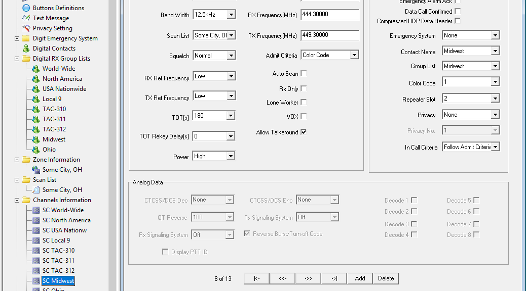 Table ronde 2 / DMR, CODEPLUG & FONCTIONS
